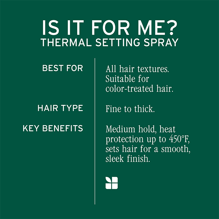 Thermal Setting Heat Protectant Spray